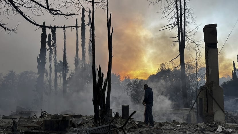 Massive Los Angeles fires rage on even as Hollywood blaze retreats - CNA