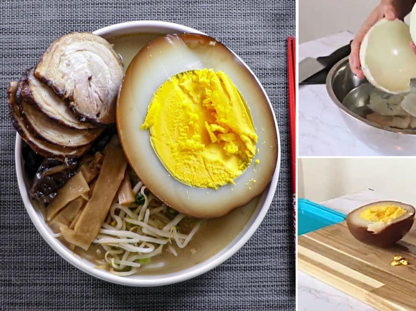 how to boil an ostrich egg