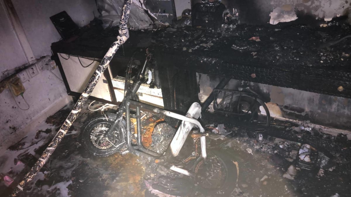 Fire breaks out at Sembawang flat, likely caused by charging PMD - TODAY