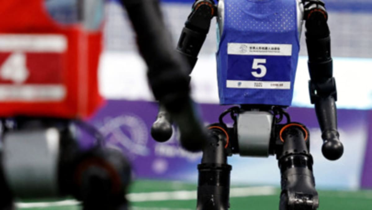 Robots compete in first World Humanoid Robot Games in Beijing - CNA