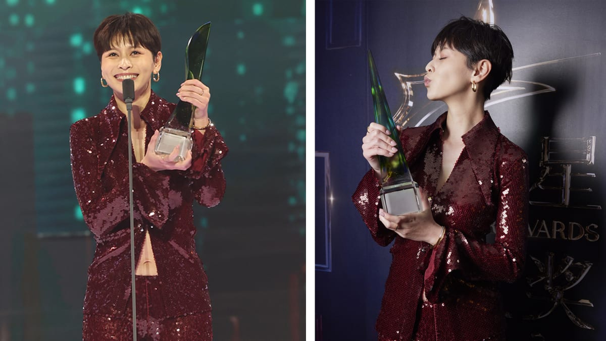 First-Time Top 10 Winner He Yingying Decided On Her Star Awards Outfit ...