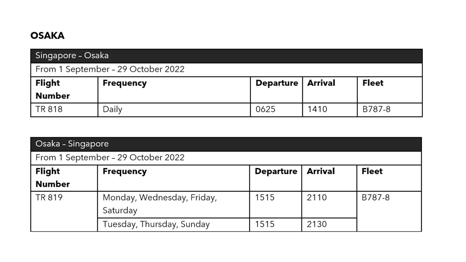 Scoot Will Soon Fly Direct To Tokyo & Relaunch Osaka Flights; Tix From ...