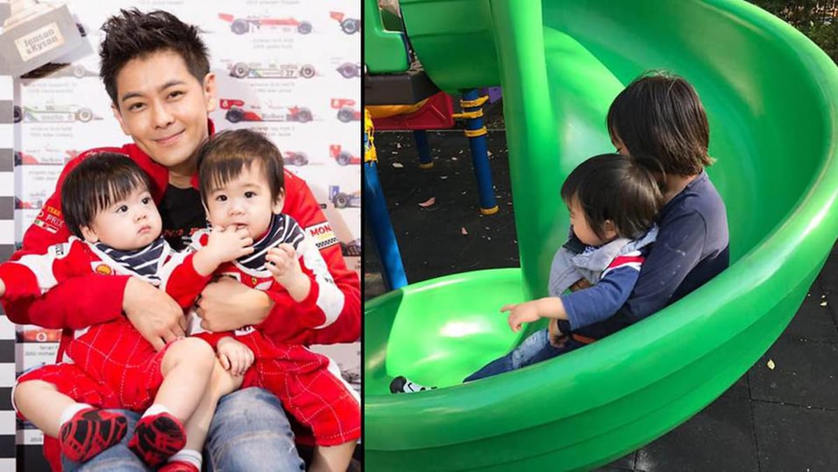 Jimmy Lin posts heartwarming picture of two sons - 8days