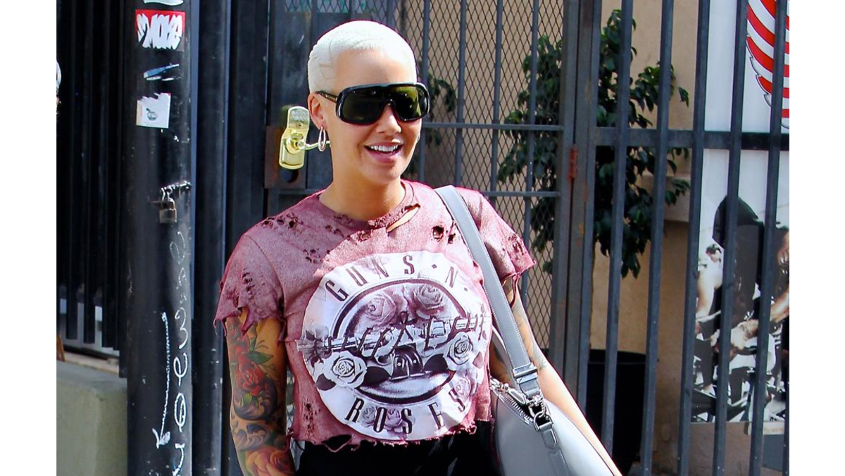 amber rose split