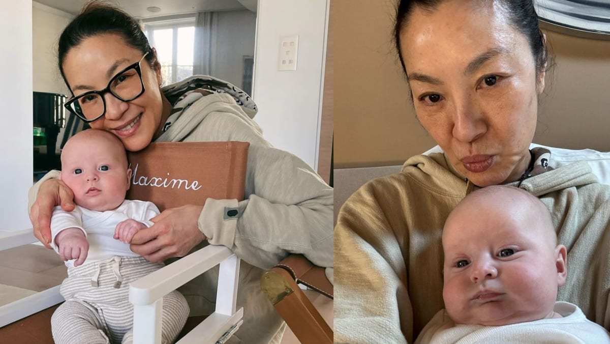 Netizens think Michelle Yeoh's 3-month-old grandson looks like a doll ...