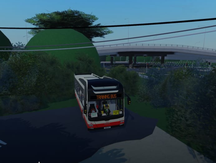A millennial learns to drive a bus in Singapore – on Roblox. What could ...