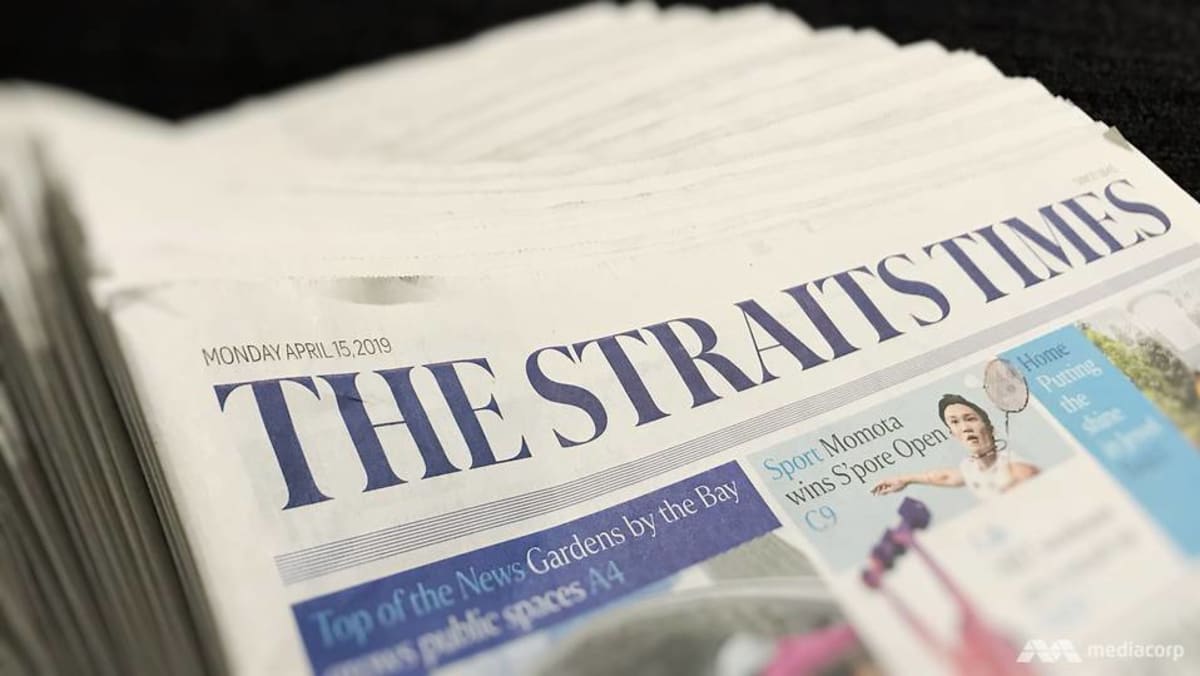Woman jailed for stealing copies of newspapers from doorsteps - CNA