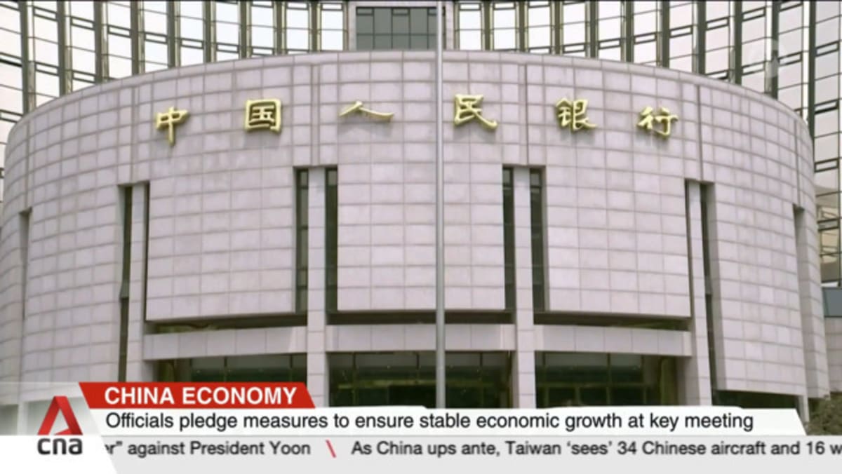 Chinese officials pledge measures to ensure stable economic growth at ...