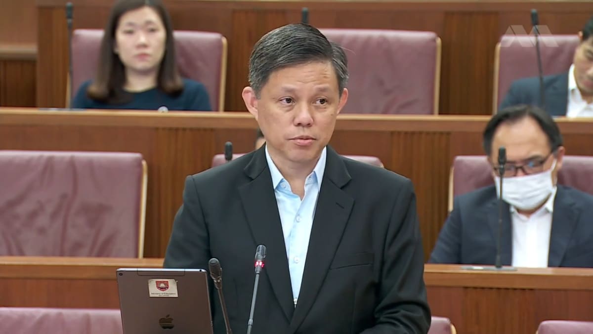 Chan Chun Sing on support and benefits for special education teachers ...