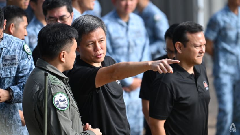 Chan Chun Sing makes first visit to SAF units as defence minister - CNA
