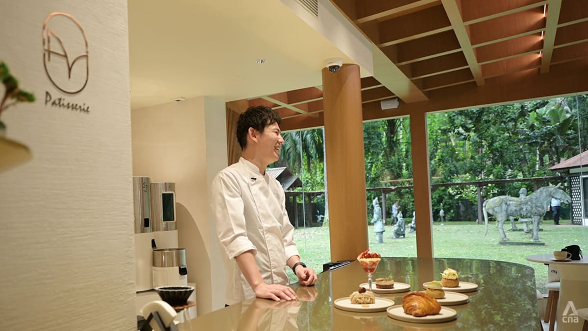 Dessert cafe Ami Patisserie's omakase pastry menu with a secret garden ...