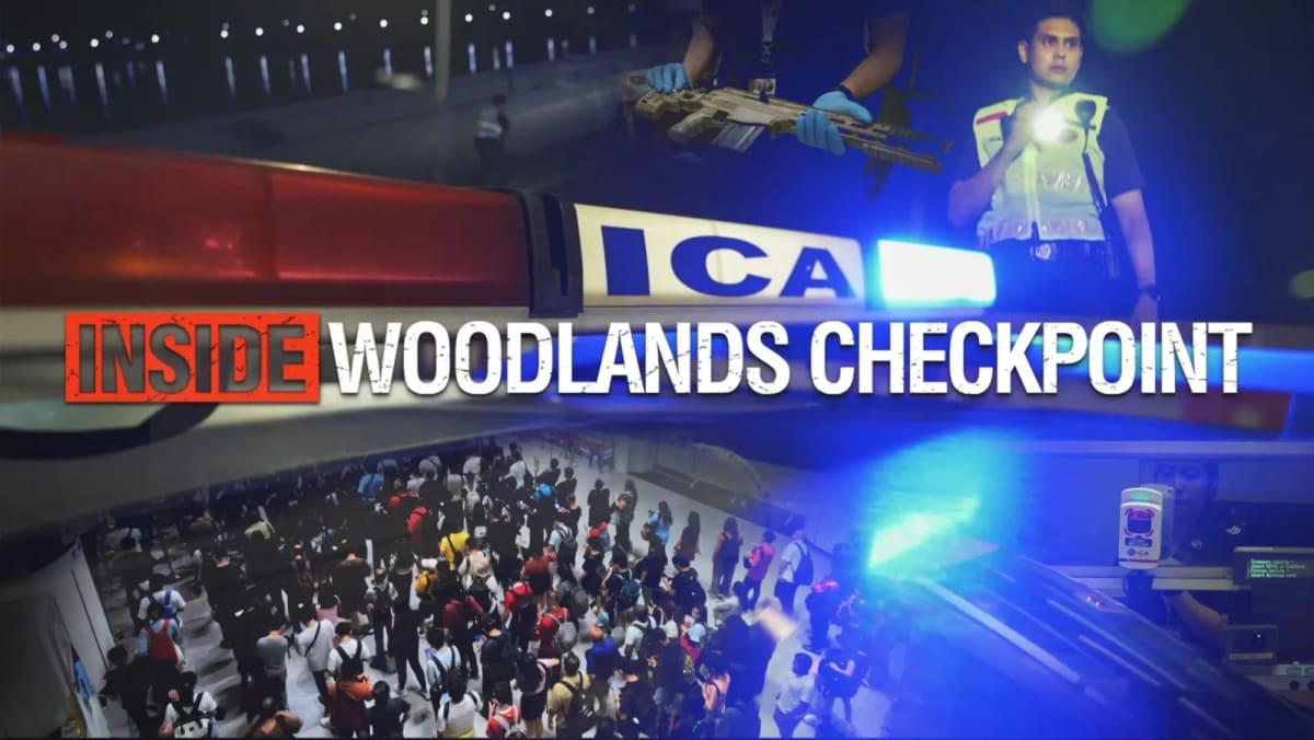 Inside Woodlands Checkpoint - CNA