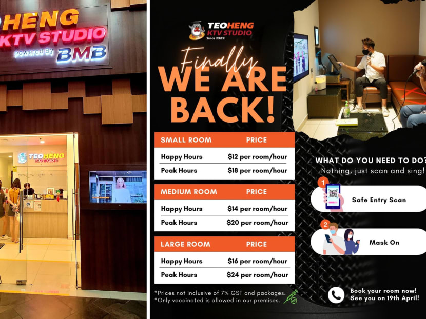 Teo Heng Reopening Selected Outlets For Karaoke From Apr 19 - TODAY