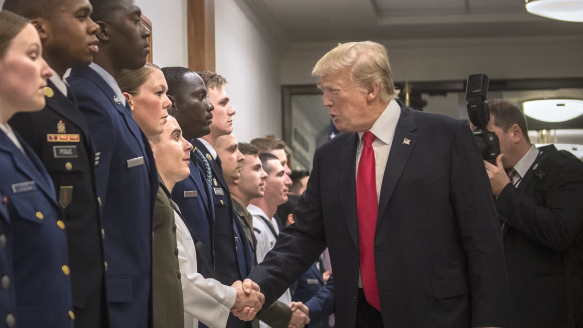 IS falling ‘very fast’: Trump at Pentagon - TODAY