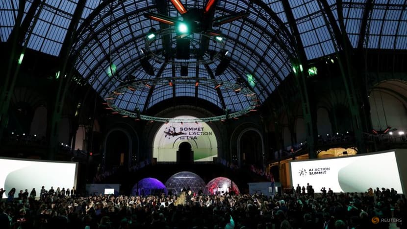 Macron promotes France's electric-powered AI - CNA