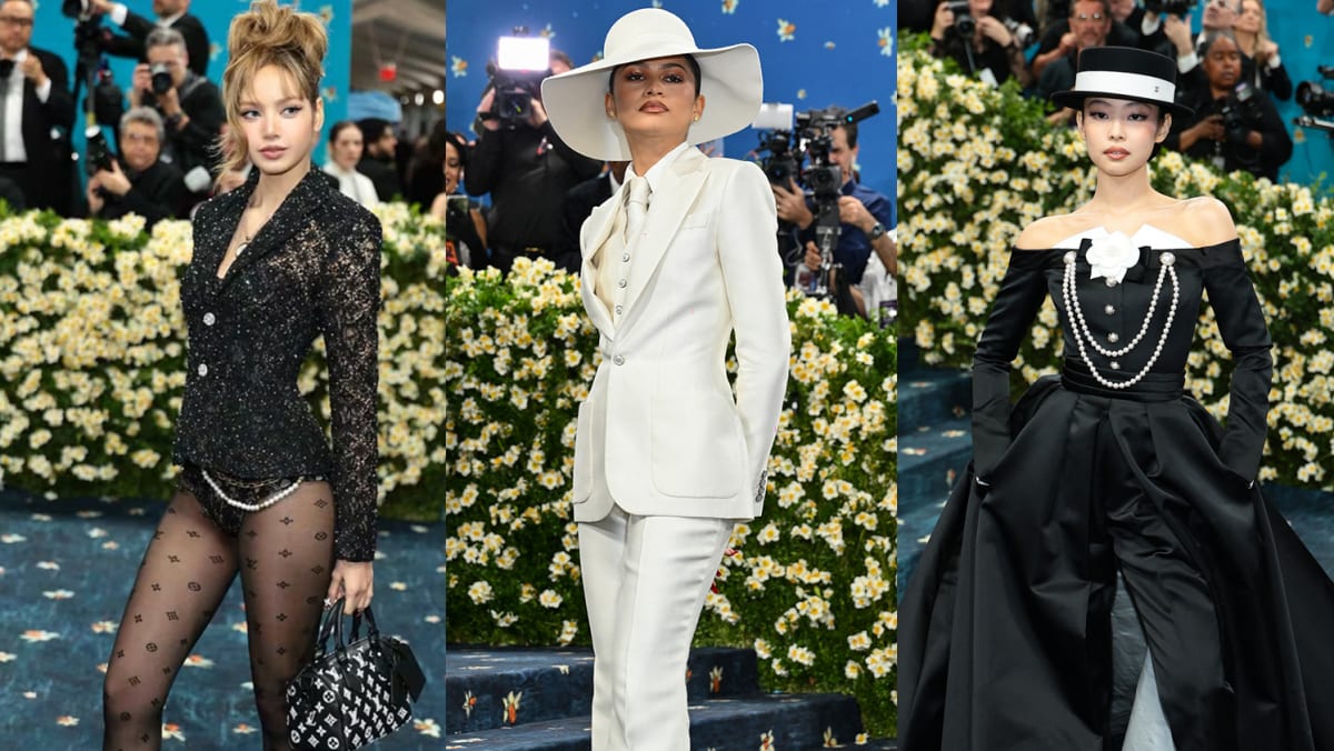 Met Gala 2025: Blackpink's Lisa and Jennie, Zendaya, Rihanna turned menswear on its head- CNA ...