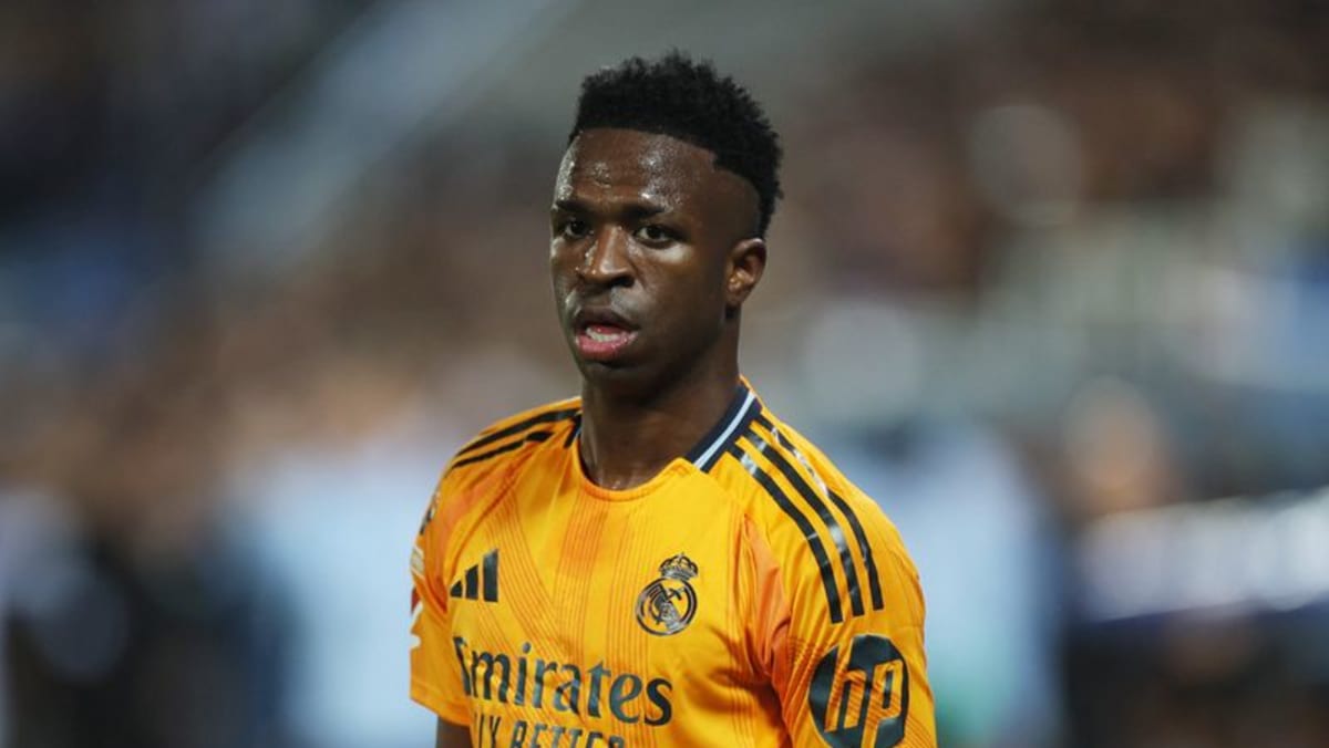Real's Vinicius out of Champions League clash at Liverpool with injury ...