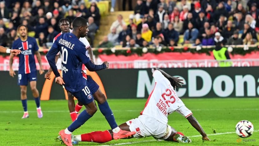 Dembele double helps PSG to 4-2 comeback win over Monaco - CNA