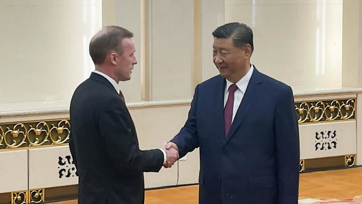 Sullivan meets Xi as wide-ranging China-US talks near end in Beijing - CNA