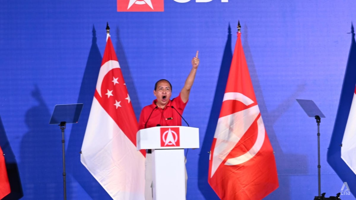 GE2025: SDP rally for Sembawang GRC at the field next to Sun Plaza - CNA