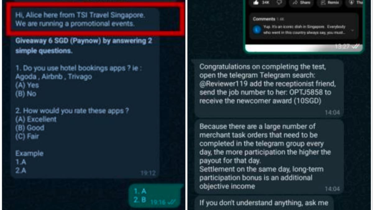 1,013 victims fall for online job scams promising commission, with S$17 ...
