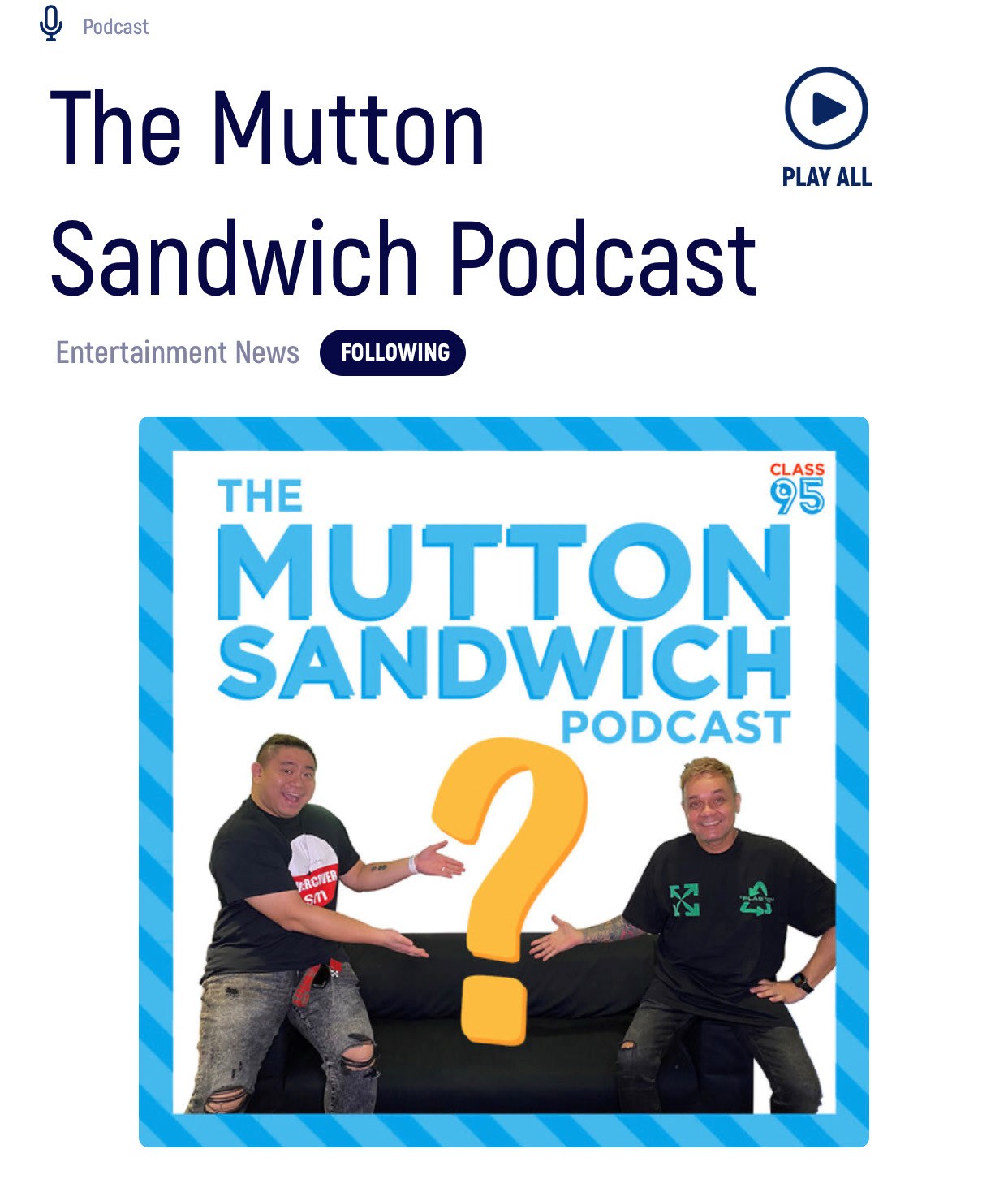 The Muttons On Finding Out On Their Podcast That Sonia Chew And Joakim ...