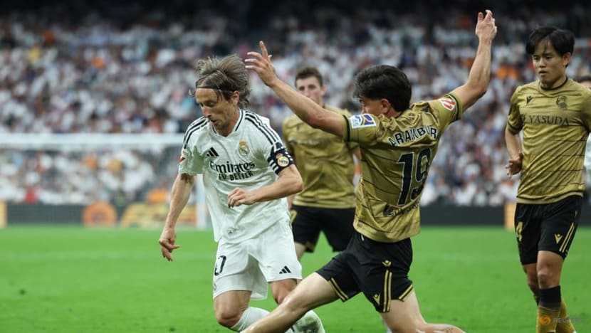 Real Madrid beat Real Sociedad as Bernabeu bids farewell to Ancelotti, Modric - CNA