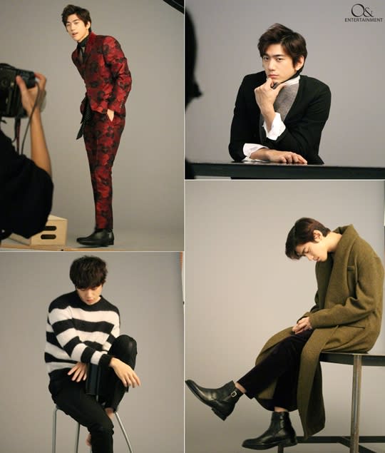 Sung Joon Shows Off Model Looks in Behind-the-Scenes Photos - 8days