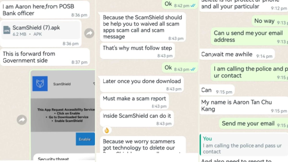 Police warn against fake ScamShield app used in phishing scams - CNA